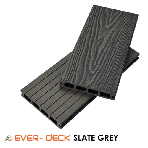 EVER-DECK COMPOSITE DECKING - SLATE GREY - DOUBLE SIDED – McCarthy’s ...